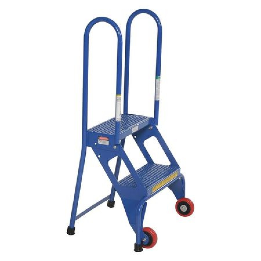 VESTIL FLAD-2 Folding Ladder With Wheels - Walmart.com