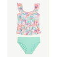 Justice Girls Triple Ruffle Tankini Top - Walmart.com
