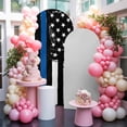 Blue American Flag Wedding Arch Cover, Stretchy Spandex Arch Backdrop ...