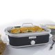 Crockpot 3.5 Quart Rectangular Casserole Slow Cooker in Charcoal ...