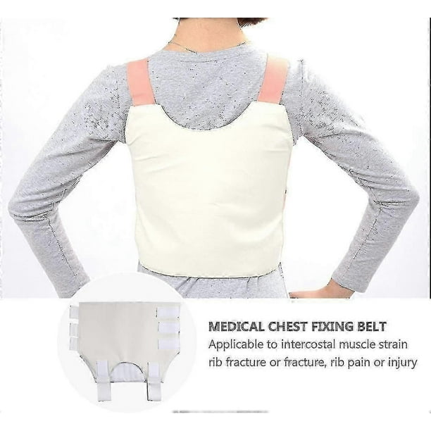 Sternum And Thorax Support Chest Brace Chest Wrap Belt Rib Protector ...