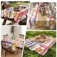 Cartoons Animals Lions Camels Table Cloth 54x54in, Waterproof Square ...