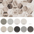 The Tile Life Honeycomb Beige 1.88x1.88 Glass Backsplash Wall Tile ...