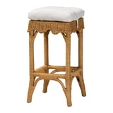 bali & pari Muy Boho Bar Stool - Handcrafted Rattan - Height - Walmart.com