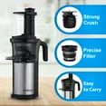 Free Shipping! moRollio Cold Press Juicer; Powerful 200W Slow ...