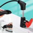 Basin Tap with Pull Out Spray Brass Lifting Cold and Hot 2 Modes 360 ...