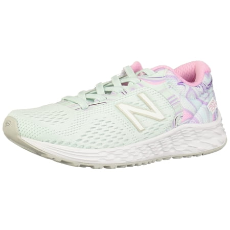 New Balance Girls Fresh Foam Arishi V2 Bungee Running Shoe, White Jade ...