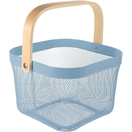 Fruit Storage Basket Handle Design Iron Basket for Home Storage ...