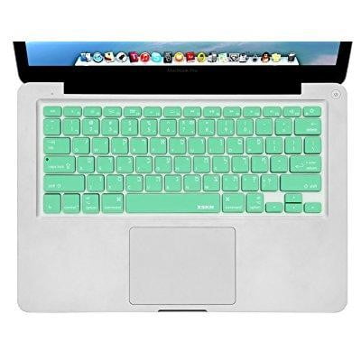 XSKN Hebrew Mint Green Color Silicone Keyboard Skin Cover for MacBook ...