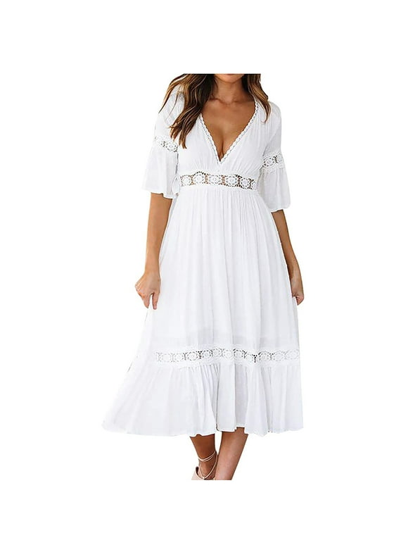 White Beach Dress