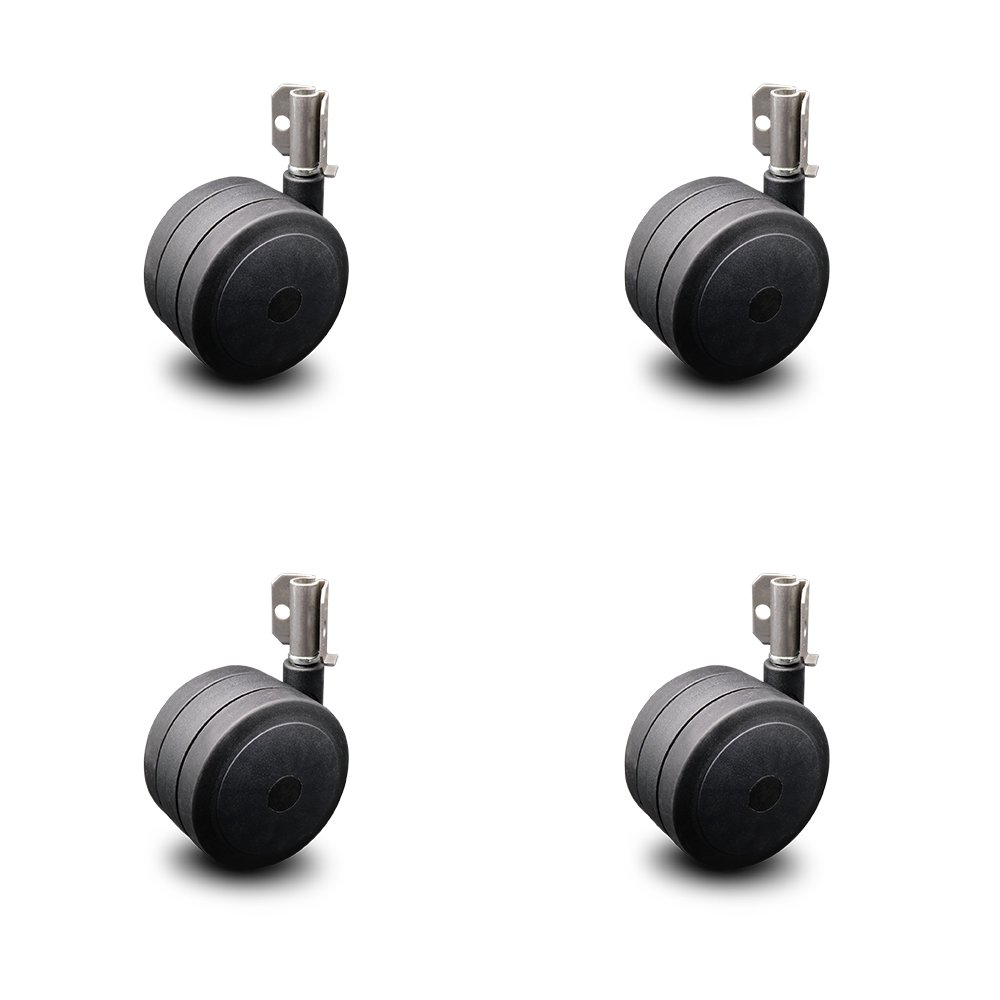 Service Caster Brand 4 Inch Extra Large Furniture Stem Casters Set of 4 ...
