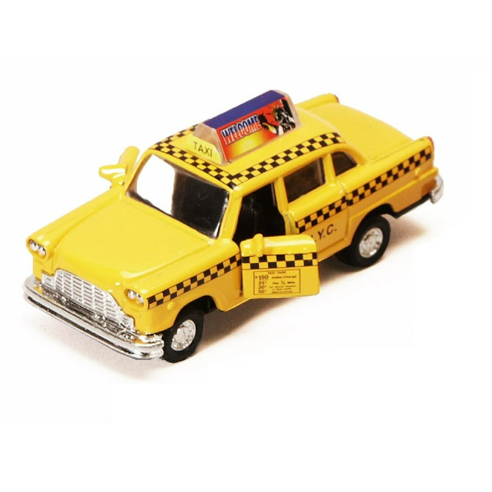 Diecast Classic NYC Taxi Cab with Pullback Action (NO BOX) - Walmart ...