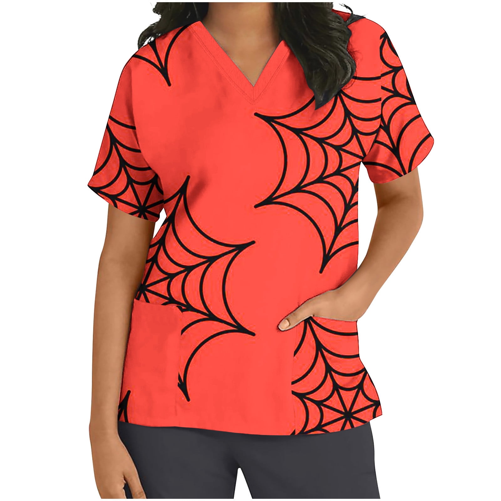 Click here for Dvkptbk Scrub For Women Halloween Womens Halloween... prices