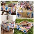 Abstract Art Baseball Sketch Sport Table Cloth 60x60in, Waterproof ...