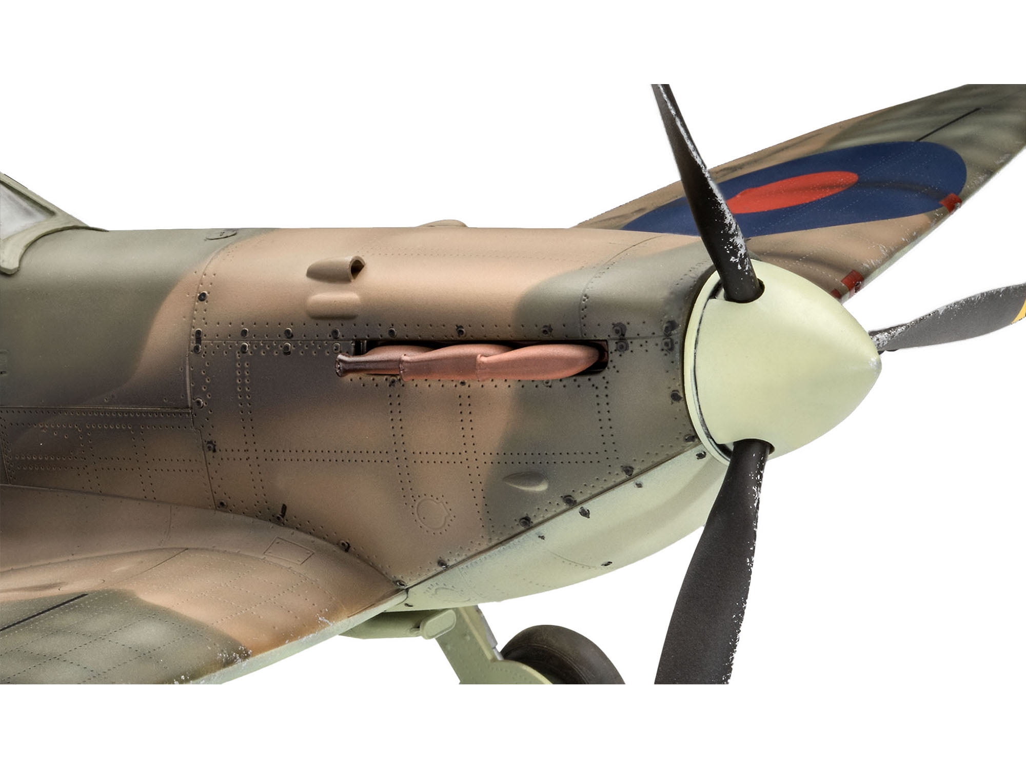 Level 4 Model Kit Spitfire MK. II Fighter Plane "Iron Maiden: Aces High ...