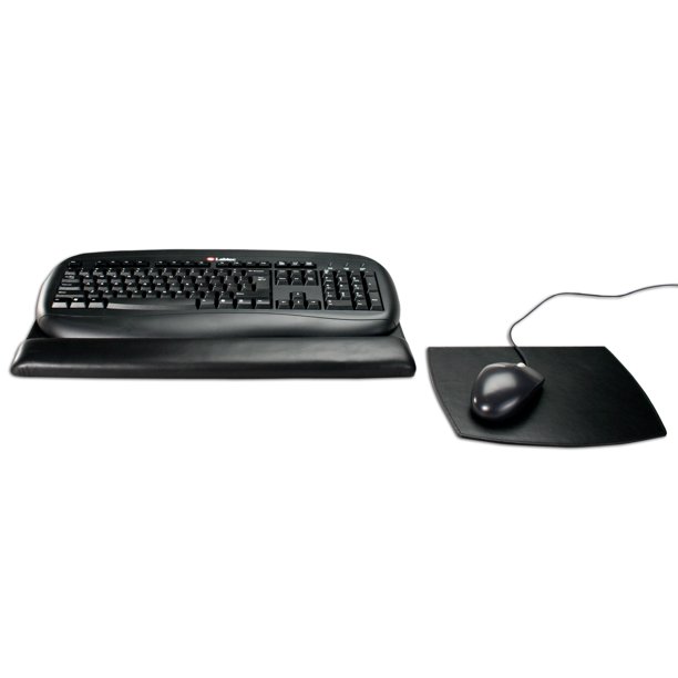 Classic Black Leather Mouse/Keyboard Pad - Walmart.com
