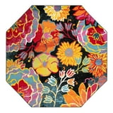 Unique Loom Lyon Collection Area Rug - Kennedy (7' 11" Octagon Black ...