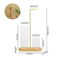 2 In 1 Anti Ashes Flying Vertical Incenses Holder Burners with Glass ...