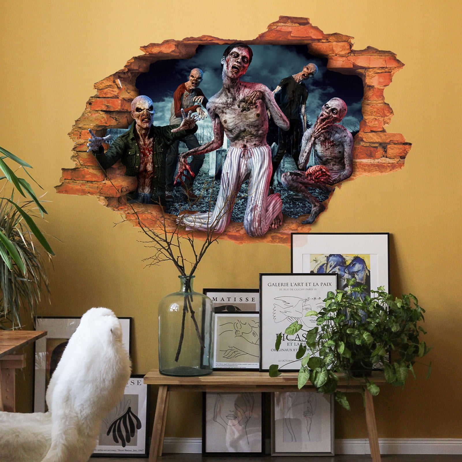 Anvazise Wall Decal Anti-fade Waterproof Strong Stickiness DIY Self ...