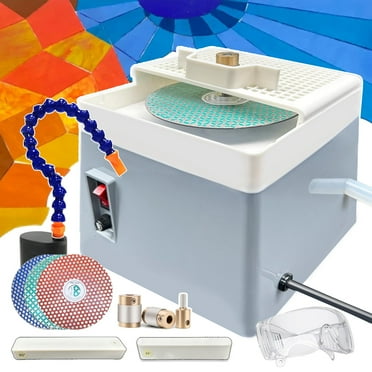 Portable 2in1 Stained Glass Angle Grinder for Curves&Edge Angles ...