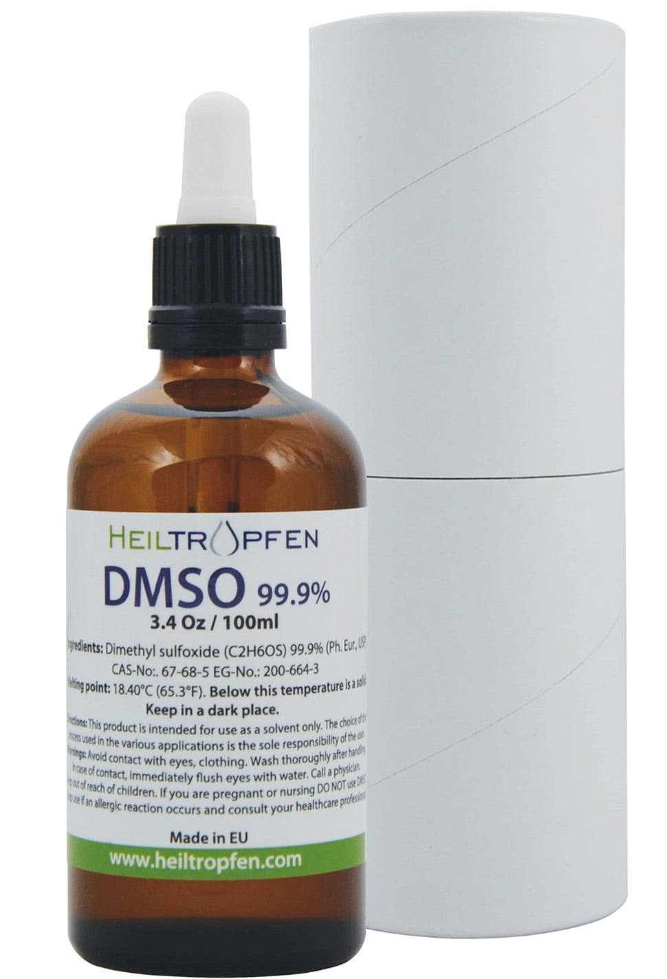 Low odor DMSO - Dimethyl sulfoxide liquid (3.4 Oz - 100ml ...