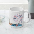 CafePress - Sloth Ridding T Rex American Flag Fireworks Lover - 20 Oz ...