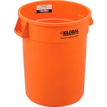 Global Industrial Mobile Heavy Duty Trash Container, 95 Gallon, Blue ...