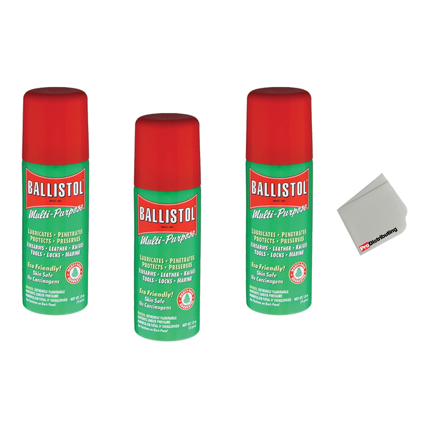 3 Pack Ballistol 1.5oz Multi-Purpose Oil Lubricant Cleaner and ...