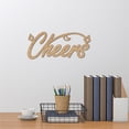 1pc Laser Cut Basswood Wall Sculpture for Home Decoration Kitchen ...