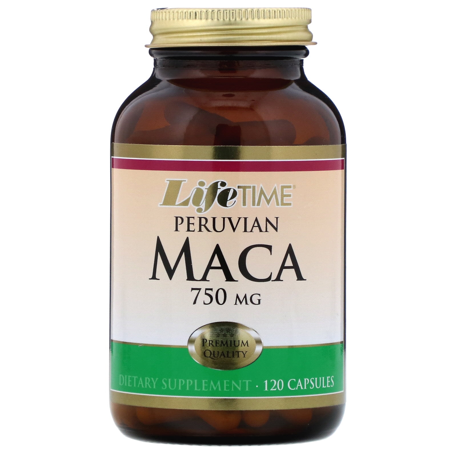 Peruvian Maca, 750 mg, 120 Capsules, LifeTime Vitamins - Walmart.com