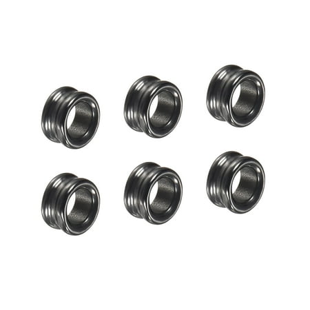 3.1mm Grooved Ceramic Guide Ring Fishing Rod Repair Kit, Black 6 Pack ...