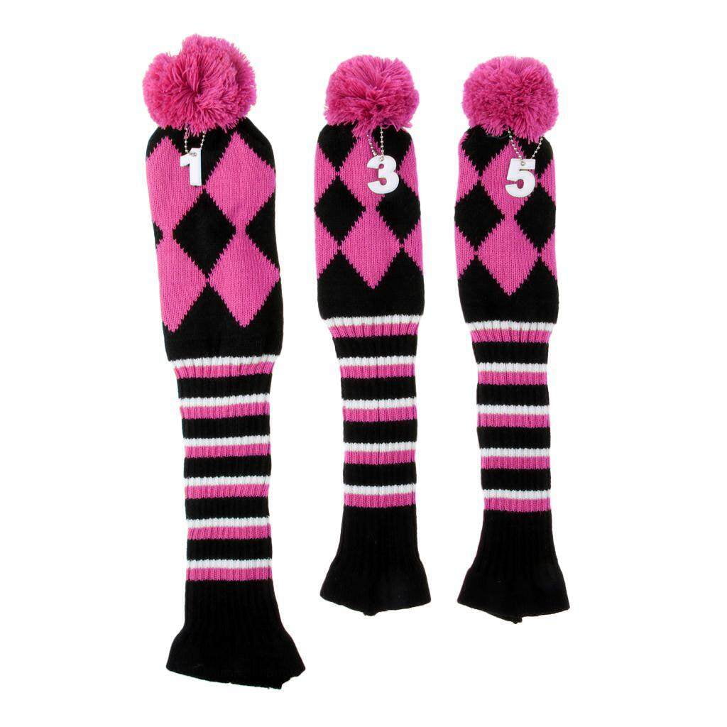 Click here for Facefd Set Of 3 Golf Pom Pom Headcover Driver Fair... prices