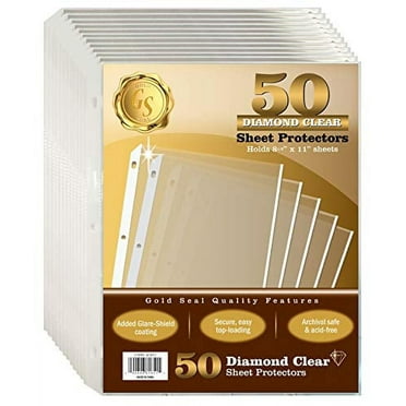 C-Line Top-Load No-Hole Polypropylene Sheet Protector, Heavyweight ...