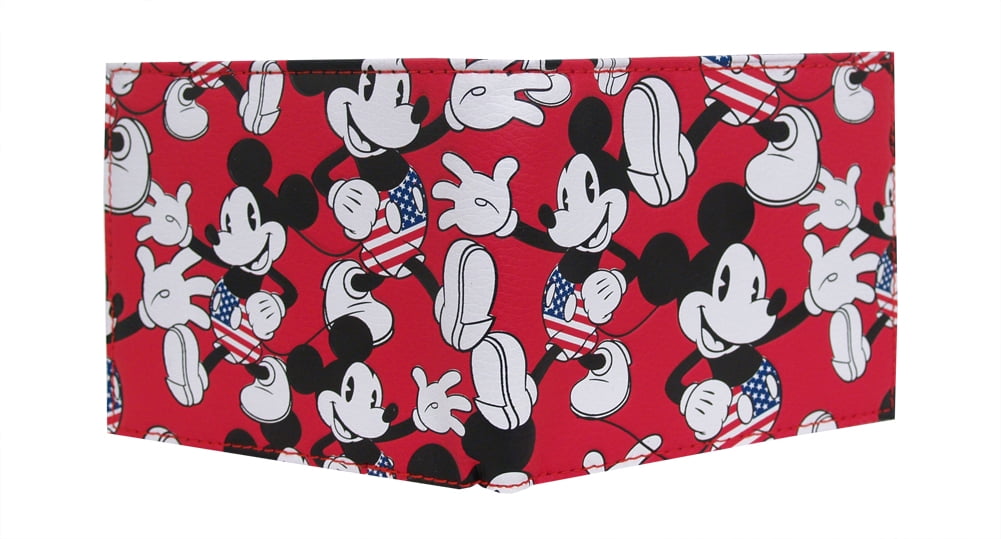 Disney's Mickey Mouse Wallet - High Quality Red White and Blue USA ...
