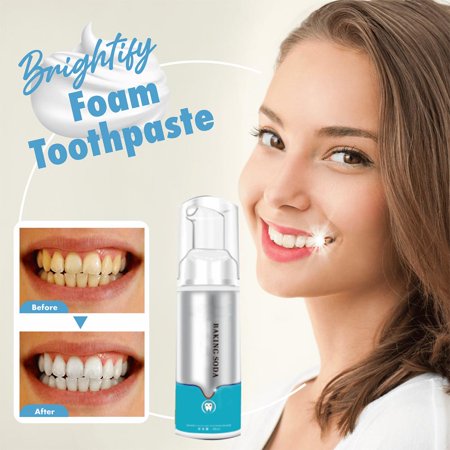 Deep Cleaning Foam Toothpaste Press Whitening Mousse Foam Toothpaste ...
