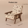 1 / 12 Scale Floral Soft Sofa Miniature Furniture for Realistic ...
