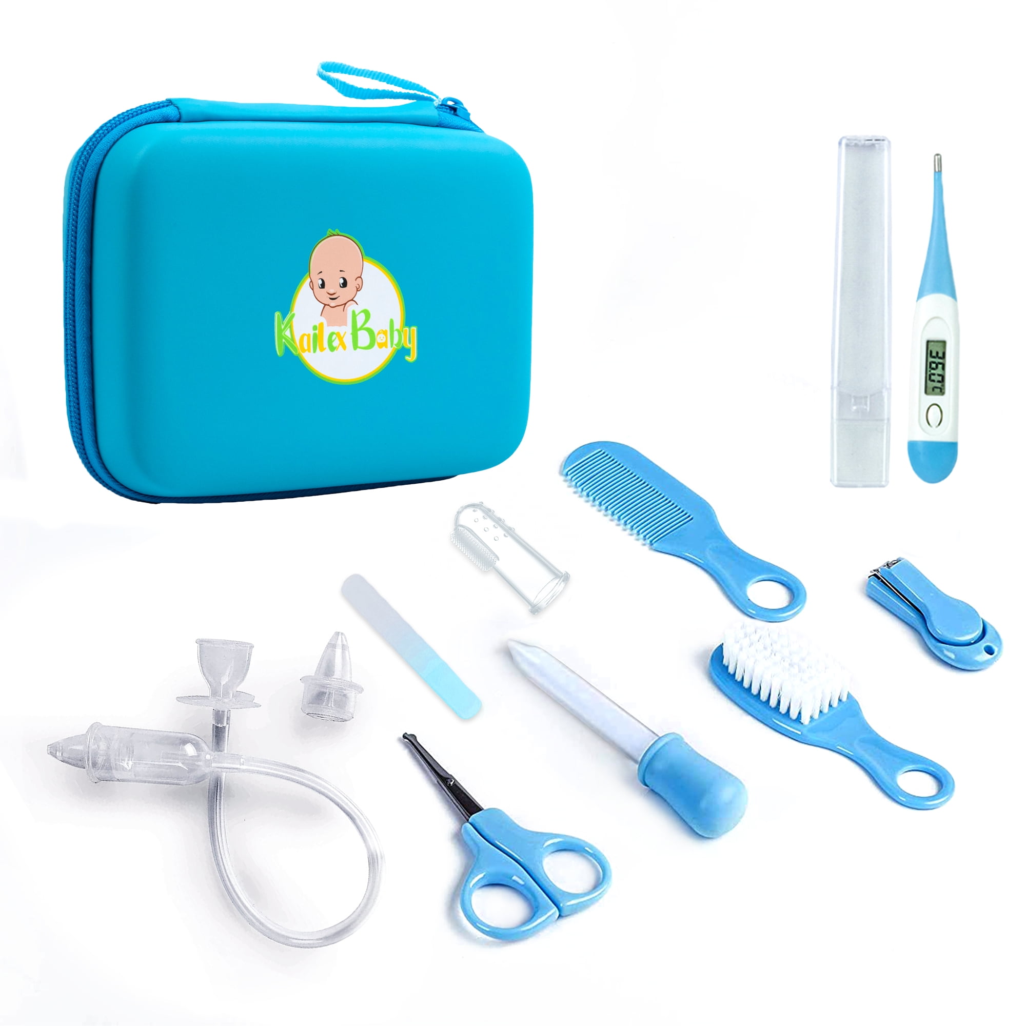 KAILEXBABY Baby Safety Health Care Hygiene Grooming Kit, Nail Clippers ...
