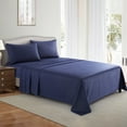 Elaine Karen 1800 Series Premium Deep Pocket Full Bed Sheet Set - Navy ...