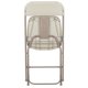 Flash Furniture Hercules™ Series Plastic Folding Chair - Beige - 4 Pack ...