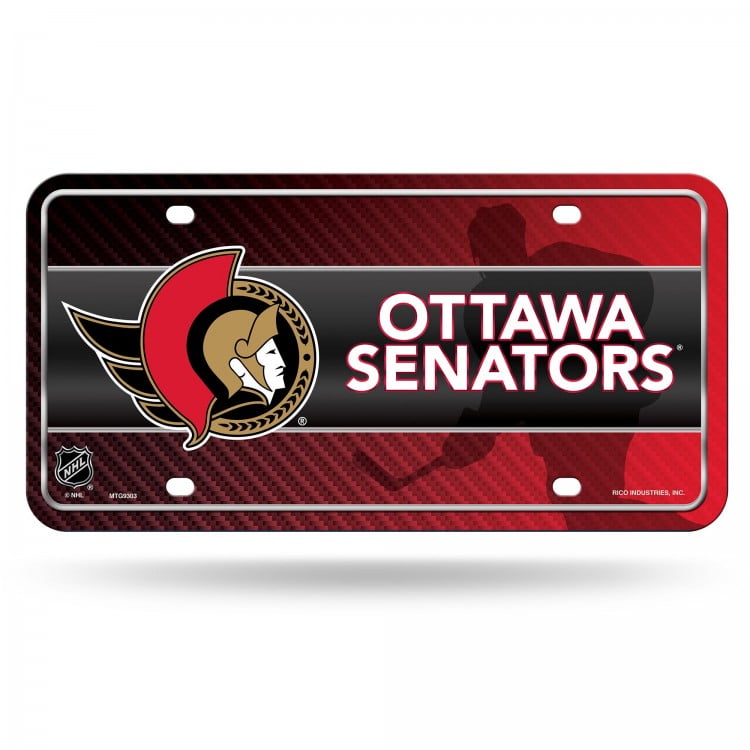 Click here for Rico Industries Ottawa Senators Metal License Plat... prices