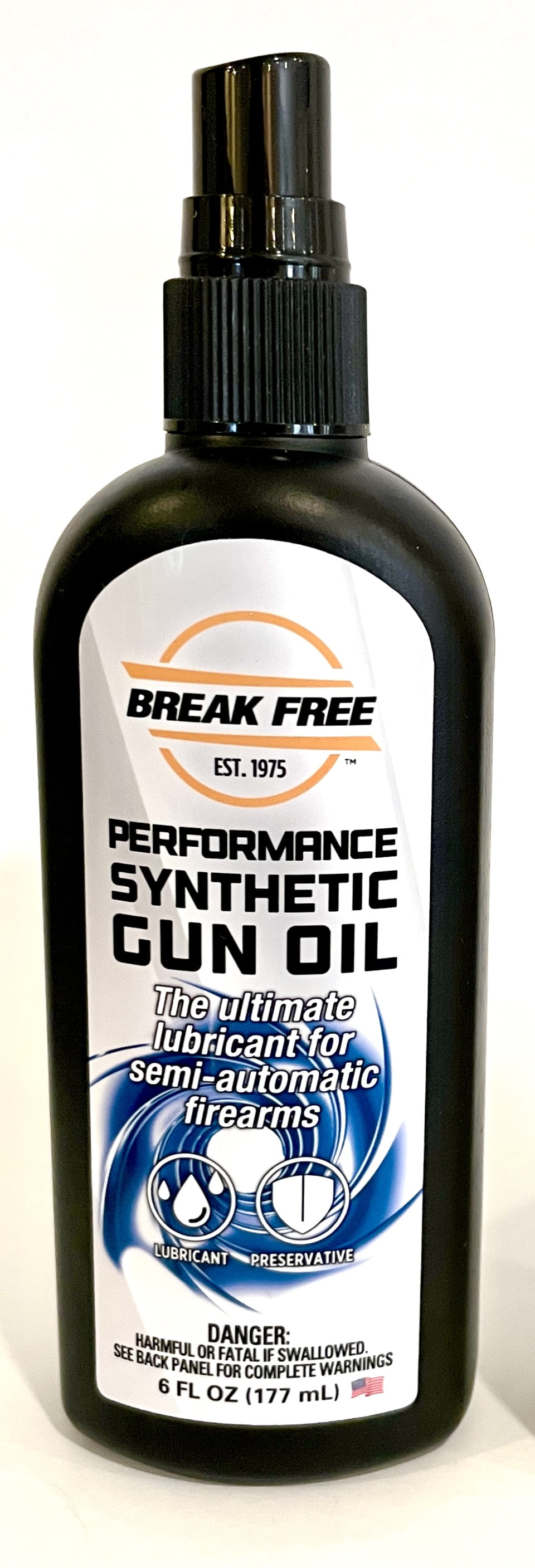 Safariland Break Free Performance Synthetic Gun Oil, 6oz Spray Bottle ...
