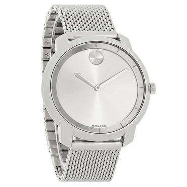 Movado Men's Bold Mid-Sized Analog Leather 41mm Watch 3600489 - Walmart.com