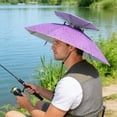 Umbrella Hat, Head Mounted Shade, Fishing Sun Cap, Double Layer ...