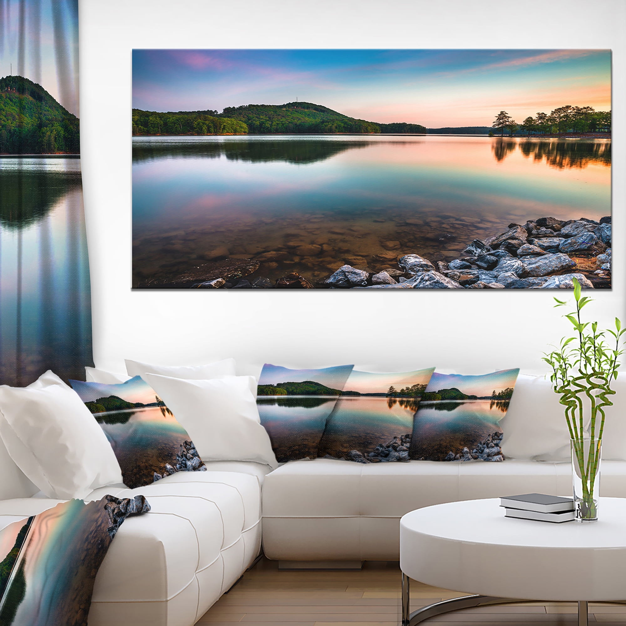 Click here for Designart Lake Allatoona At Red Top Mountain - Lar... prices