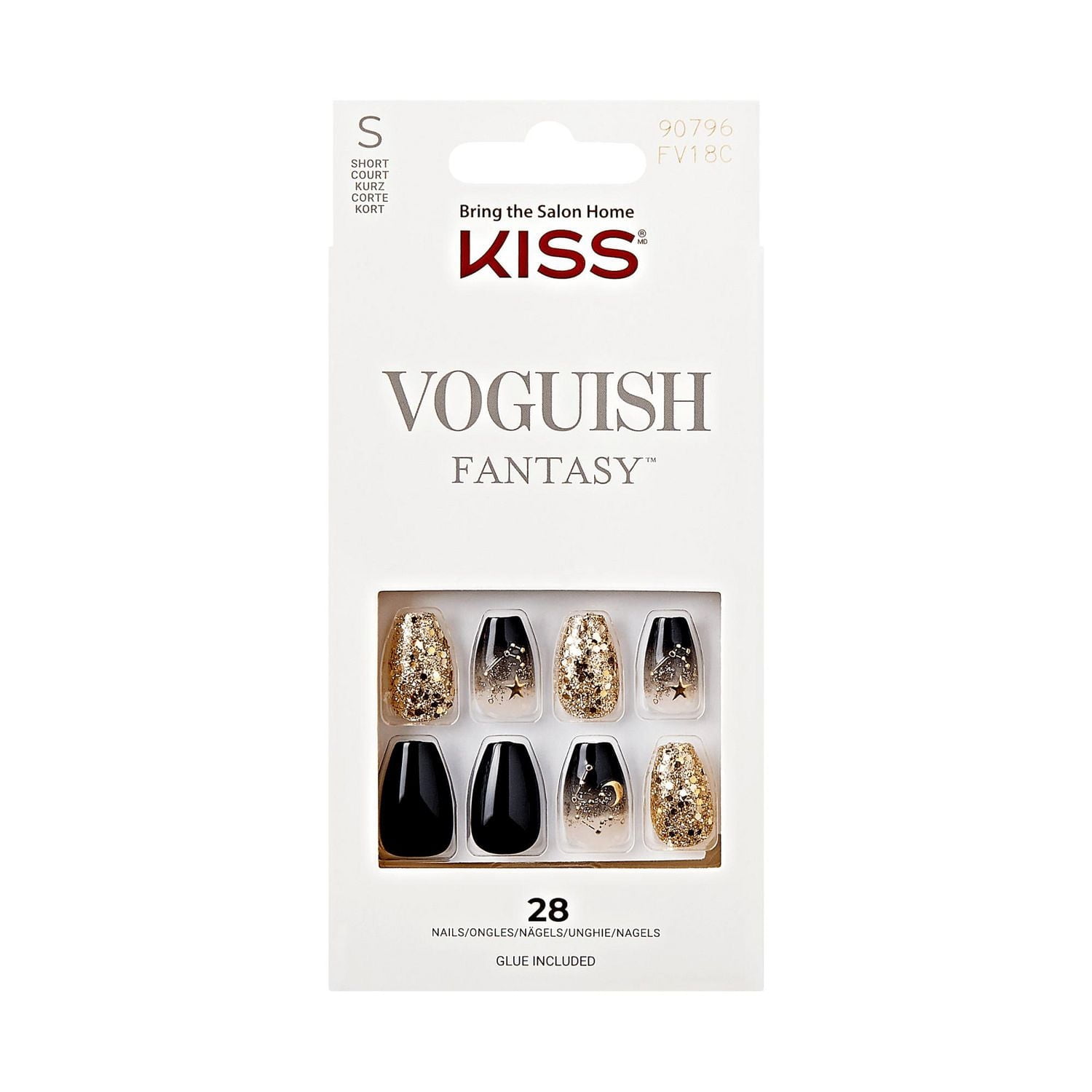 Click here for Kiss Voguish Fantasy Nails - Fake Nails  28 Count... prices