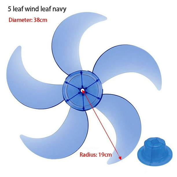 Three/Five Leaves Household Fan Blade with Nut Cover Fan Blades for ...