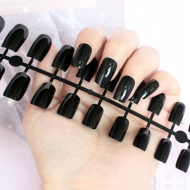 Daisyyozoid Wholesale Long Nails Fake Nail Patch Rectangular Solid ...