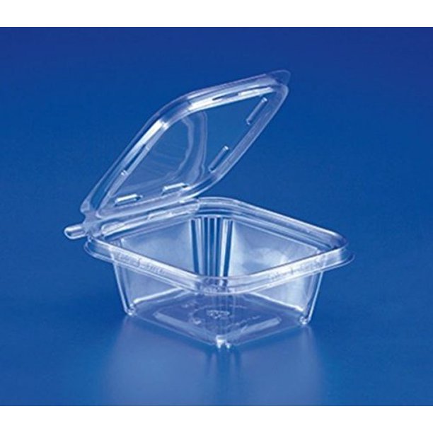 Inline Plastics Inline 12 oz. Clear Hinged Deli Container w/Tamper ...