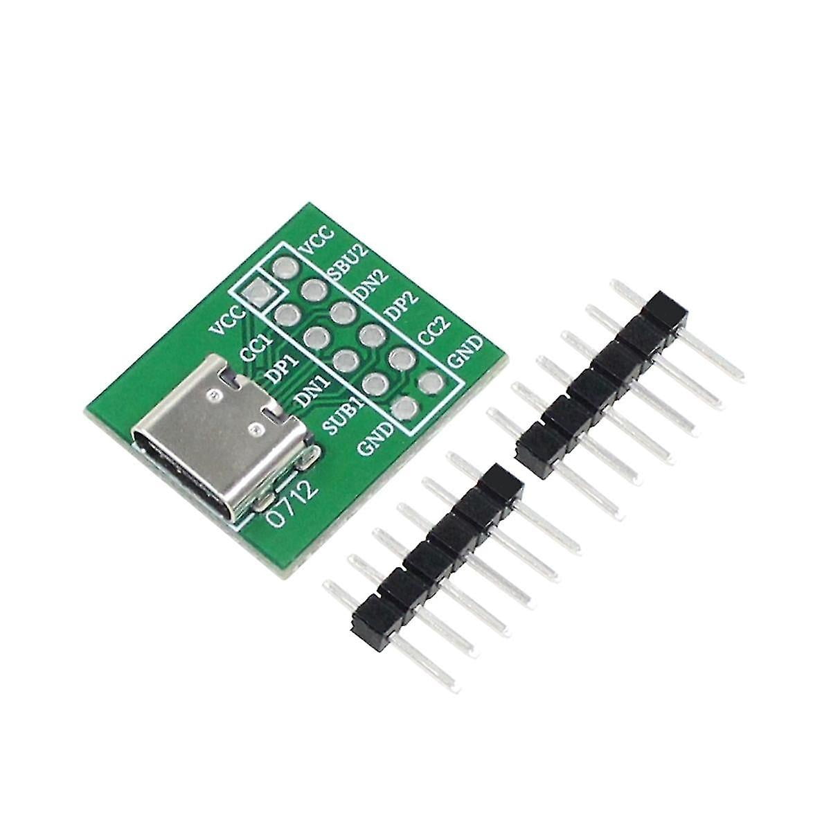 Type-c Usb Transfer Pin Test Board Type-c Female Adapter Board Module ...