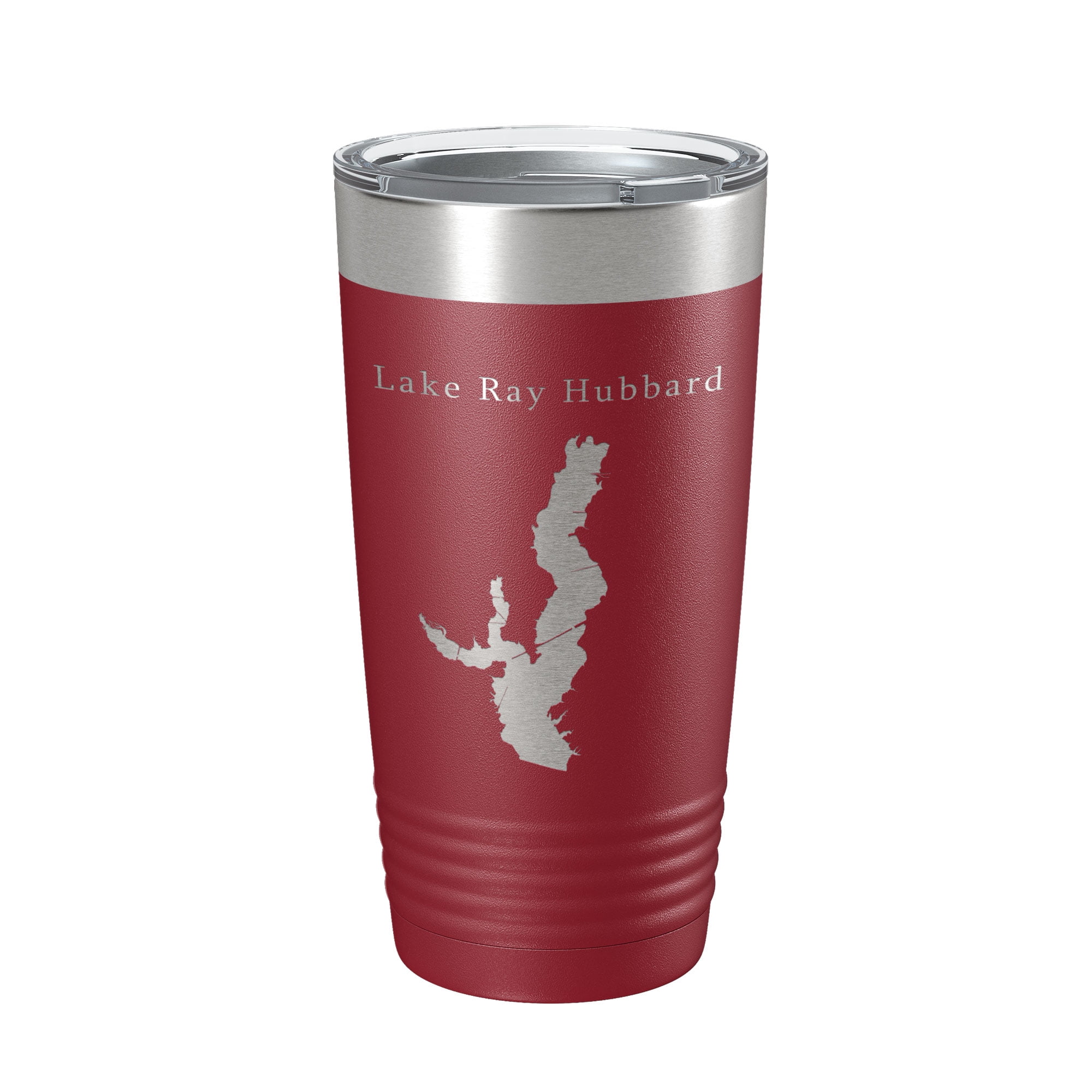 Lake Ray Hubbard Map Tumbler Travel Mug Insulated Laser Engraved Coffee ...